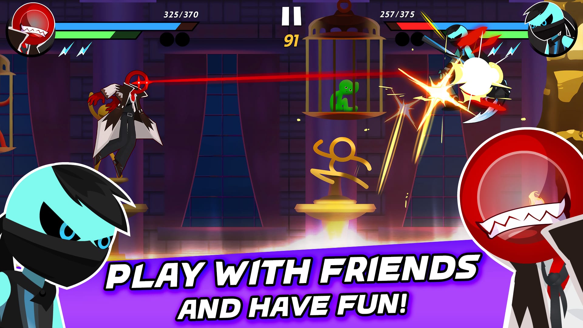 Stickman Kombat 2D — Free Online Fighting Game | No Download